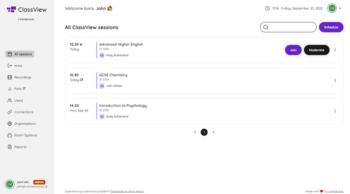 Quick Start guide to using ClassView