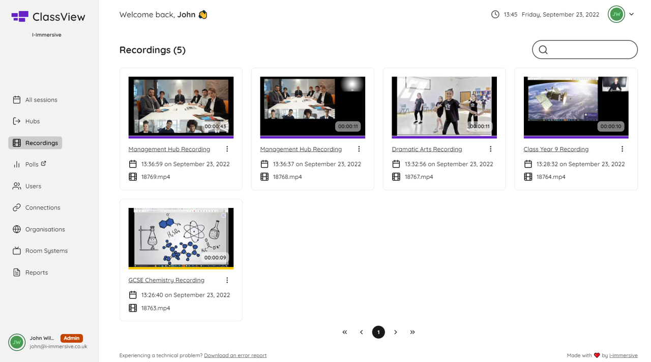 Quick Start guide to using ClassView